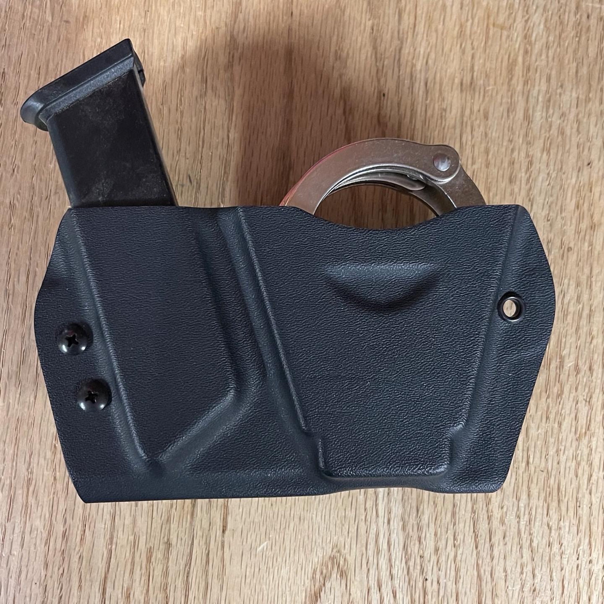 Custom Kydex Handcuff & Magazine Holster | Bordertown Holsters