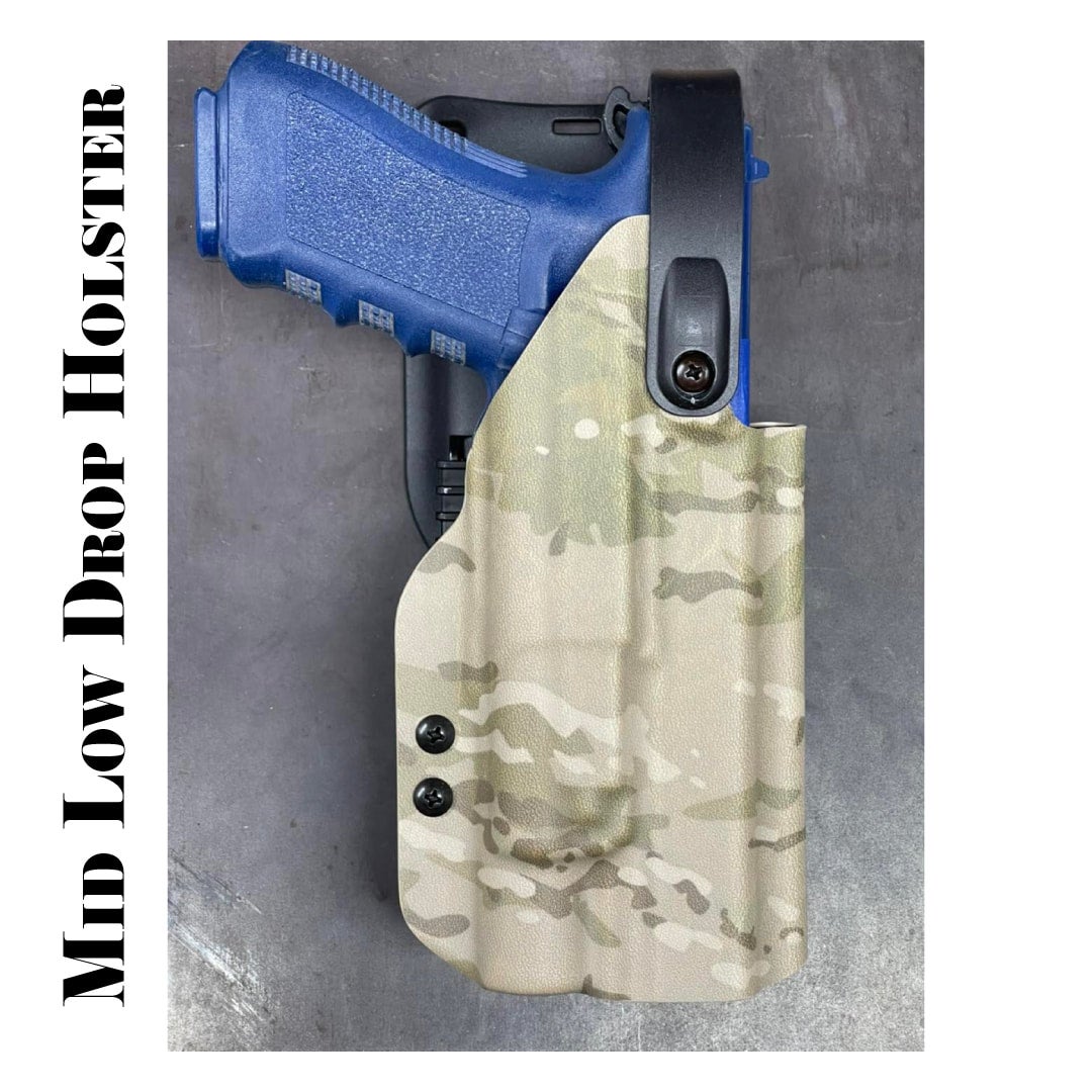 Mid Drop & Mid Low Drop Holsters | Bordertown Holsters